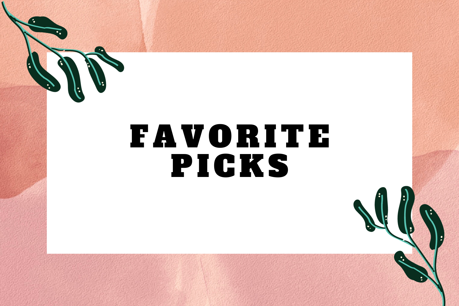 Favorite Pick's – TrueBeauty Creations
